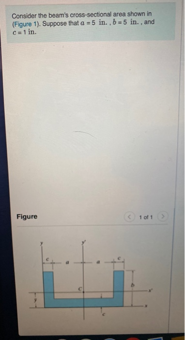 Solved Consider the beam's cross-sectional area shown in | Chegg.com