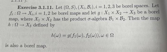 Solved smallest σ-algebra which makes every projection map | Chegg.com