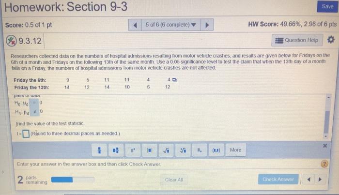 Solved Homework Section 9 3 Save Score 0 5 Of 1 Pt 5 Of 6