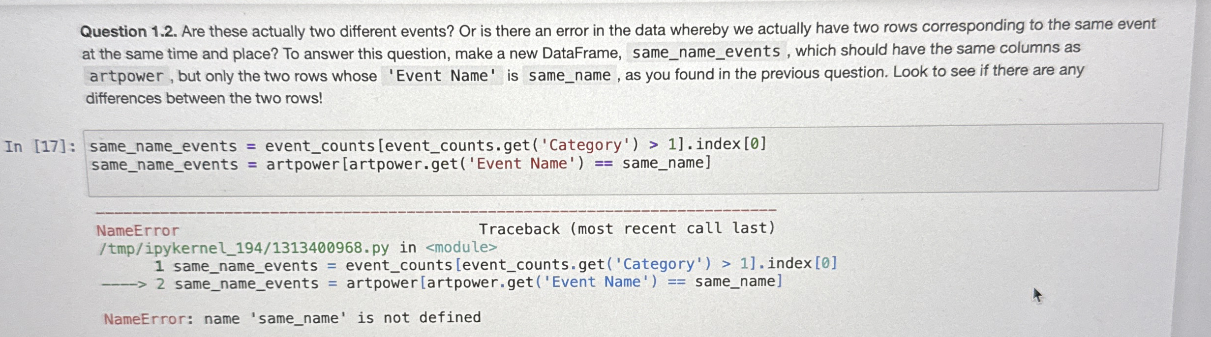 Solved Question 1.2. ﻿Are these actually two different | Chegg.com