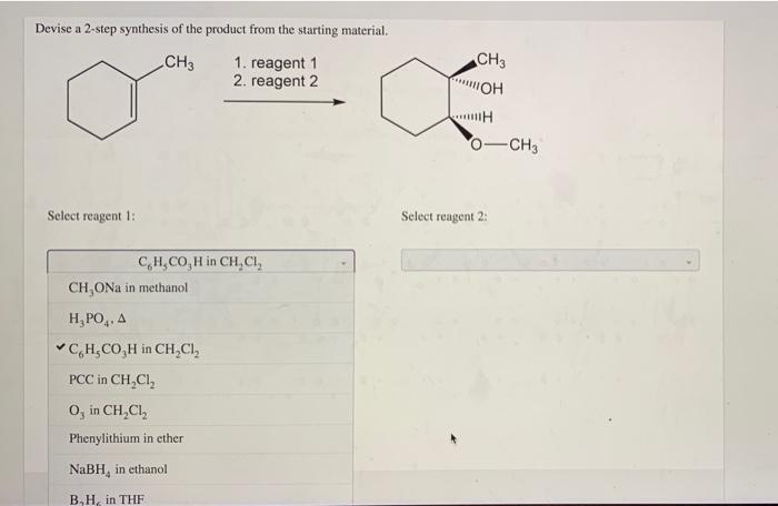 Solved Devise a 2-step synthesis of the product from the | Chegg.com