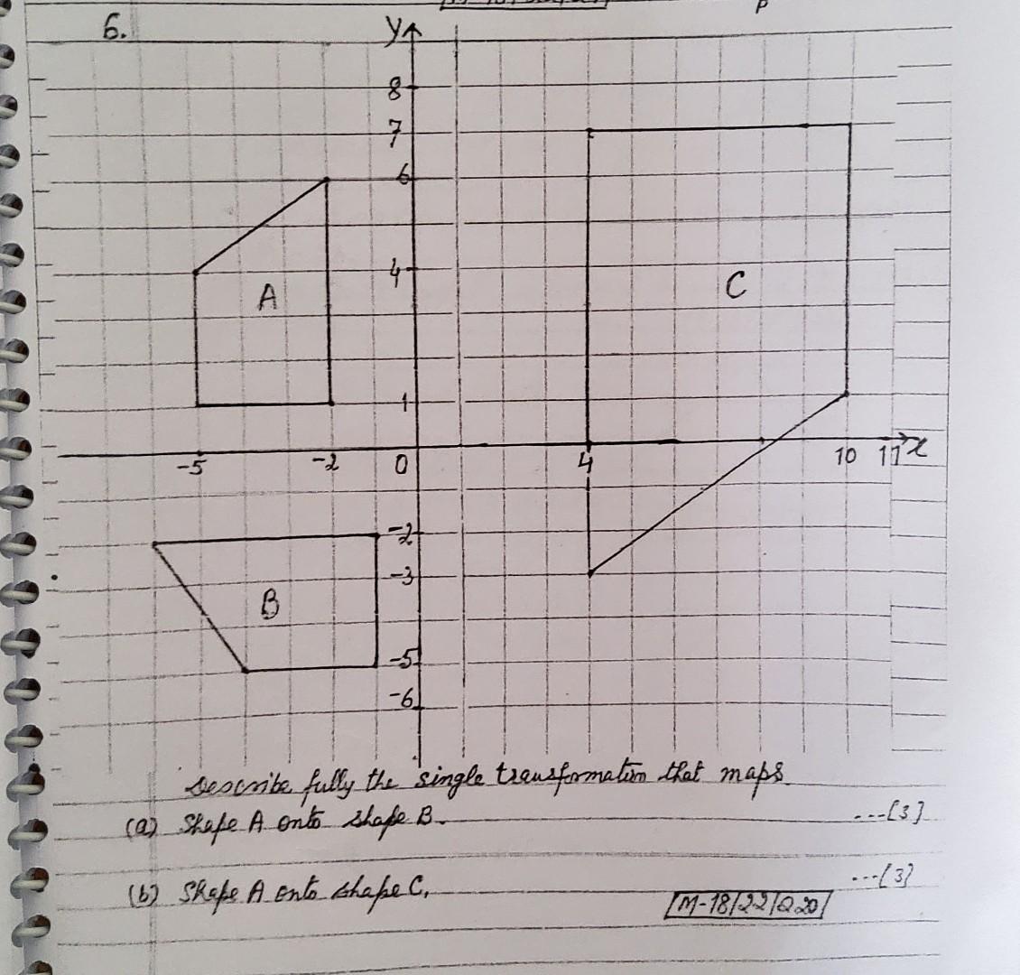 (a) Shafe A onto shape B. (b) Shape A ente thape C, | Chegg.com