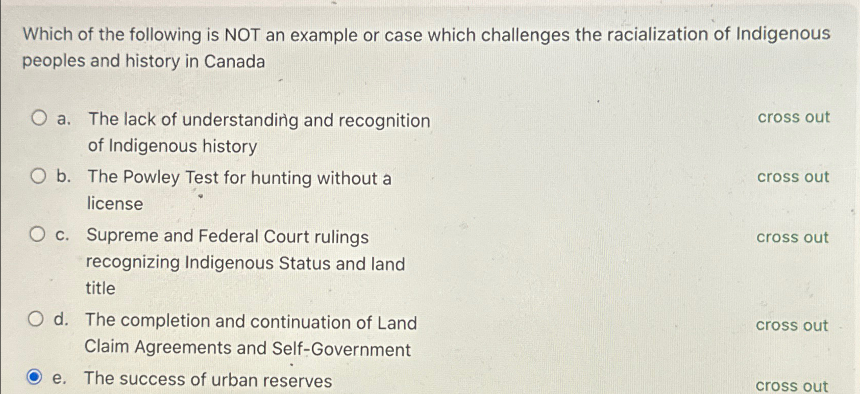 Solved Which of the following is NOT an example or case | Chegg.com