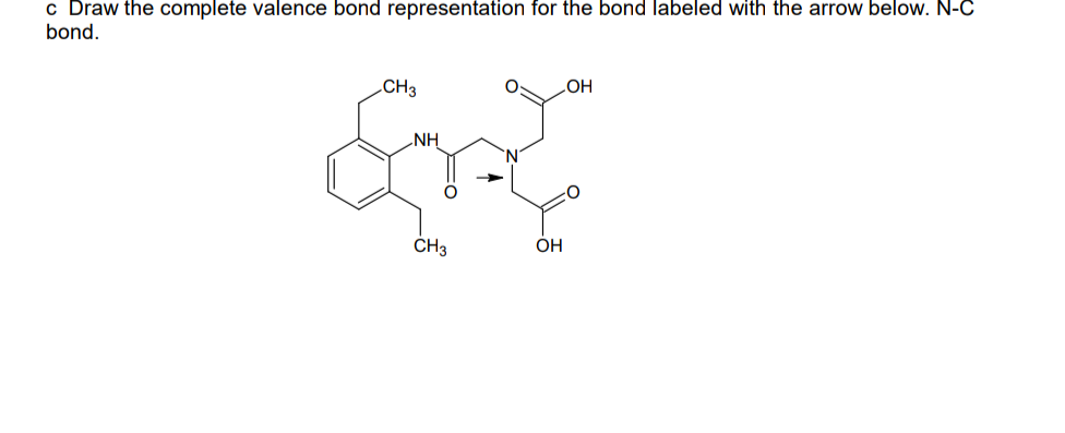 Solved c Draw the complete valence bond representation for | Chegg.com