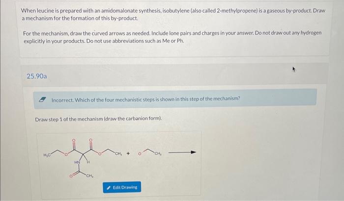 Solved When leucine is prepared with an amidomalonate | Chegg.com