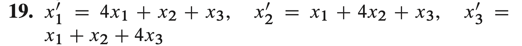In Problems 17 ﻿through 25, ﻿the eigenvalues of the | Chegg.com
