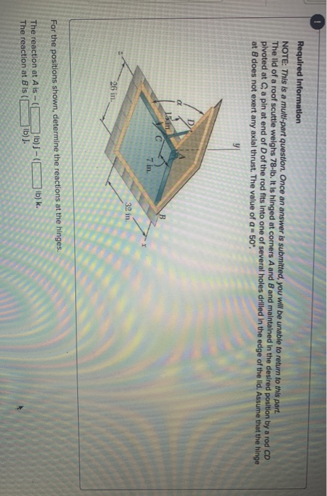 Solved Required Information NOTE: This is a multi-part | Chegg.com
