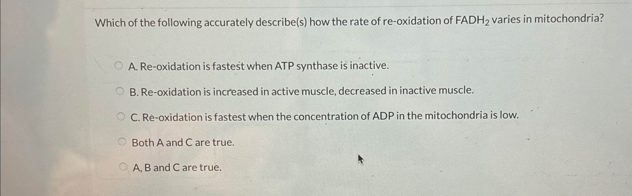 Solved Which of the following accurately describe(s) ﻿how | Chegg.com
