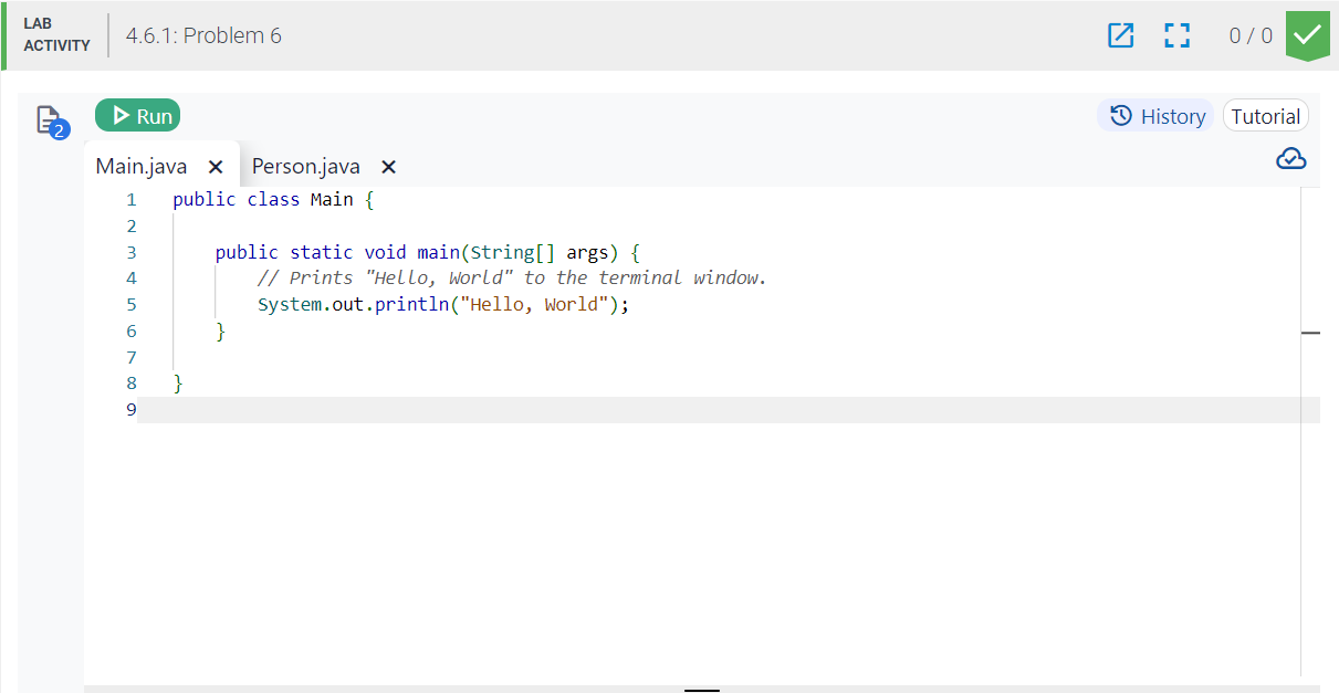 Solved In java create a new class Person that meets the | Chegg.com