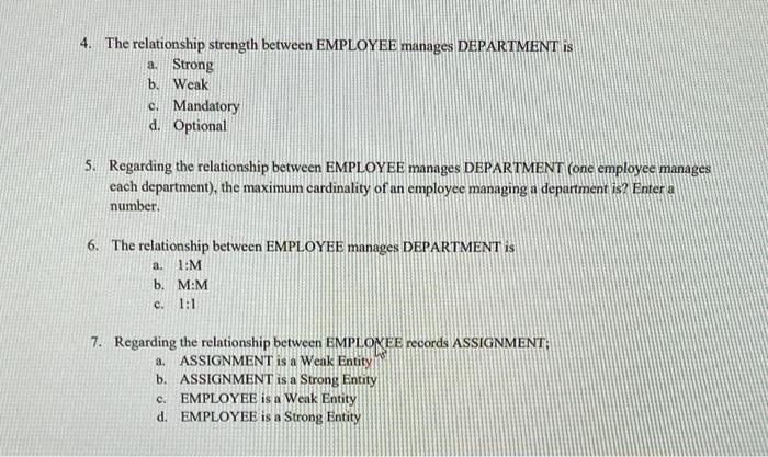 Solved Use the ERM below to answer the following questions. | Chegg.com