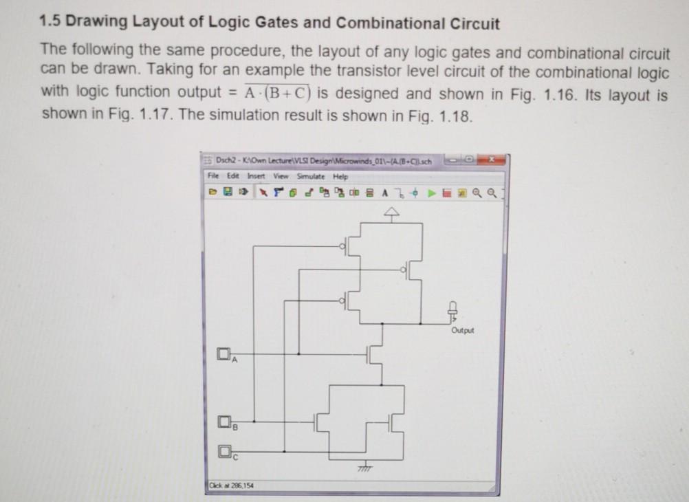Solved Lab - familiarization of using microwind VLSI layout | Chegg.com