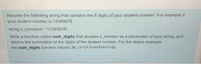 Solved Assume the following string that contains the 8 | Chegg.com
