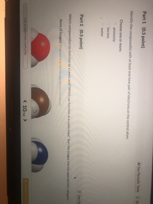 Solved Part 1 (0.5 point) See Periodic Table O Se Identify | Chegg.com