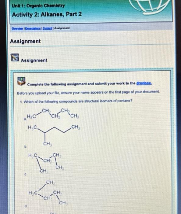 Solved Complete the following assignment and submit your | Chegg.com