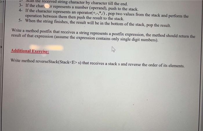 Solved Ine received string character by character till the | Chegg.com