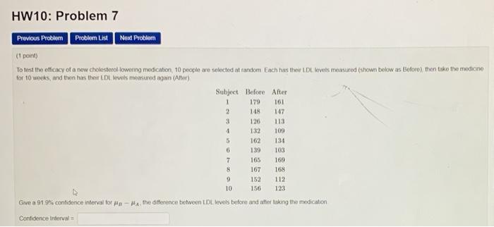 Solved HW10: Problem 7 Previous Problem Problem List Nest | Chegg.com