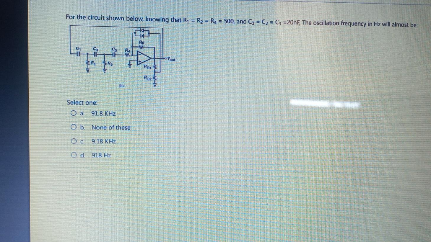 Solved For the circuit shown below, knowing that | Chegg.com