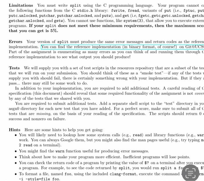 I want this programm to have the same output, but i | Chegg.com