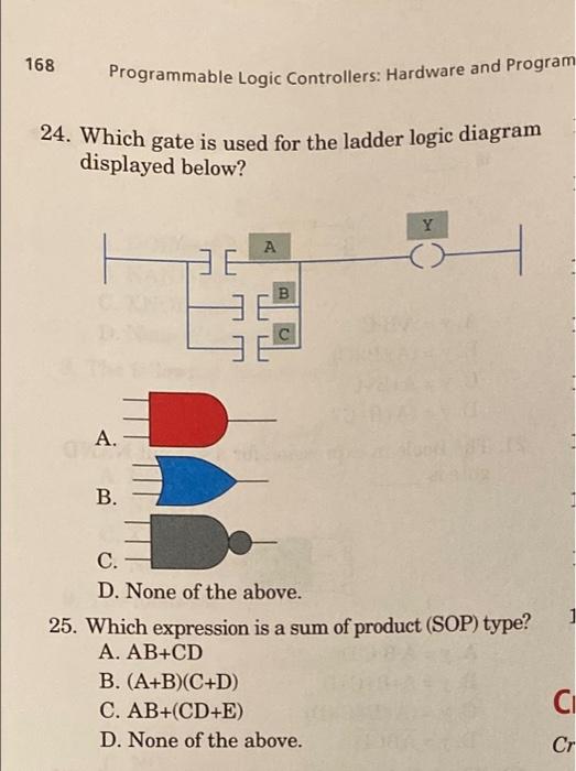 Solved 165 Projrammable Logic Controtters HErowar 7. The | Chegg.com