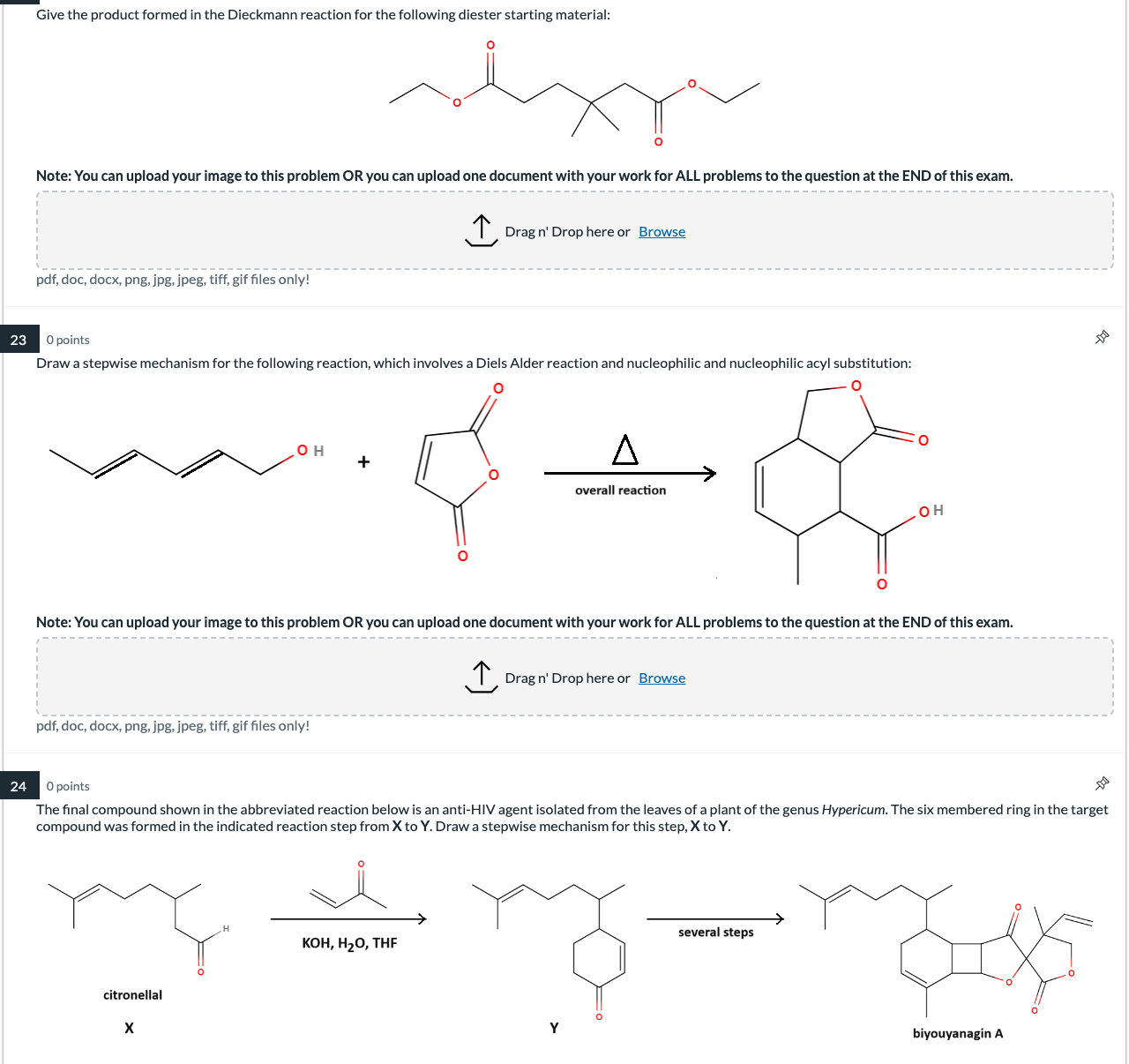 Solved Give the product formed in the Dieckmann reaction for | Chegg.com