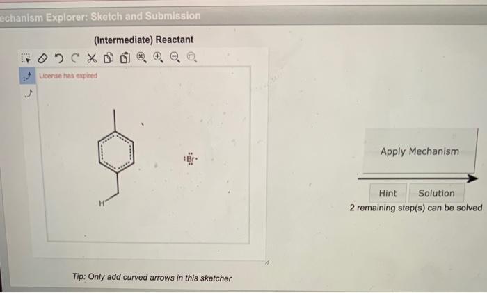 Solved mechanism Explorer: Sketch and Submission | Chegg.com