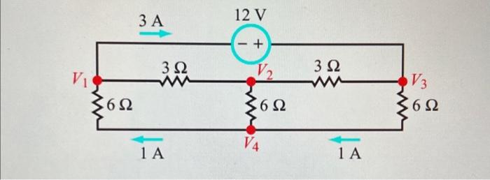 Solved After assigning node V4 ad the ground, determine V1, | Chegg.com