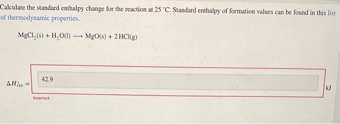 Solved please solve with steps! ive included the enthalpy | Chegg.com