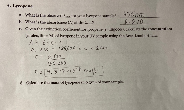 Solved A.d. In a single dimensional analysis, show unit | Chegg.com