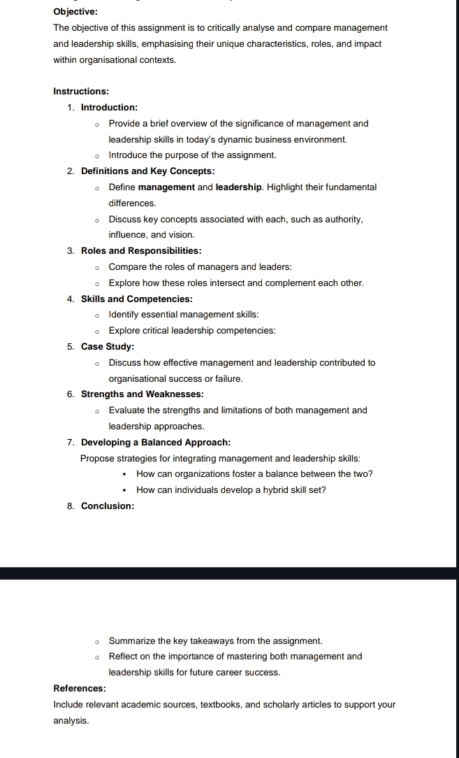 Solved Objective:The objective of this task is to critically | Chegg.com