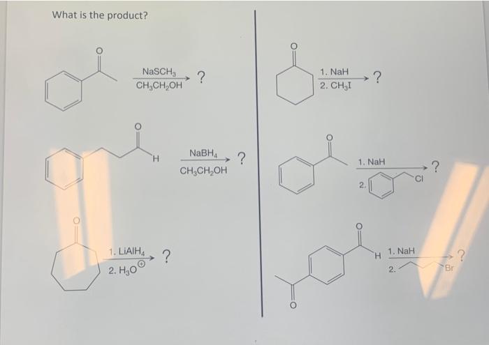 Solved What is the product? CH3CH2OH NaSCH3 ? 2. CH3I 1. | Chegg.com