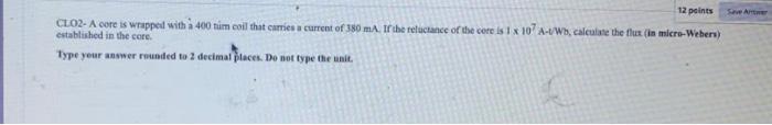 Solved SA 12 points CLO2- A core is wrapped with a 400 túm | Chegg.com Solved SA 12 points CLO2- A core is wrapped with a 400 túm | Chegg.com