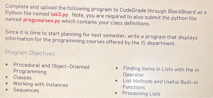 Solved Complete and upload the following program to | Chegg.com