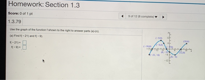 Solved Homework Section 1 3 Score 0 Of 1 Pt 1 3 79 9 Of 12