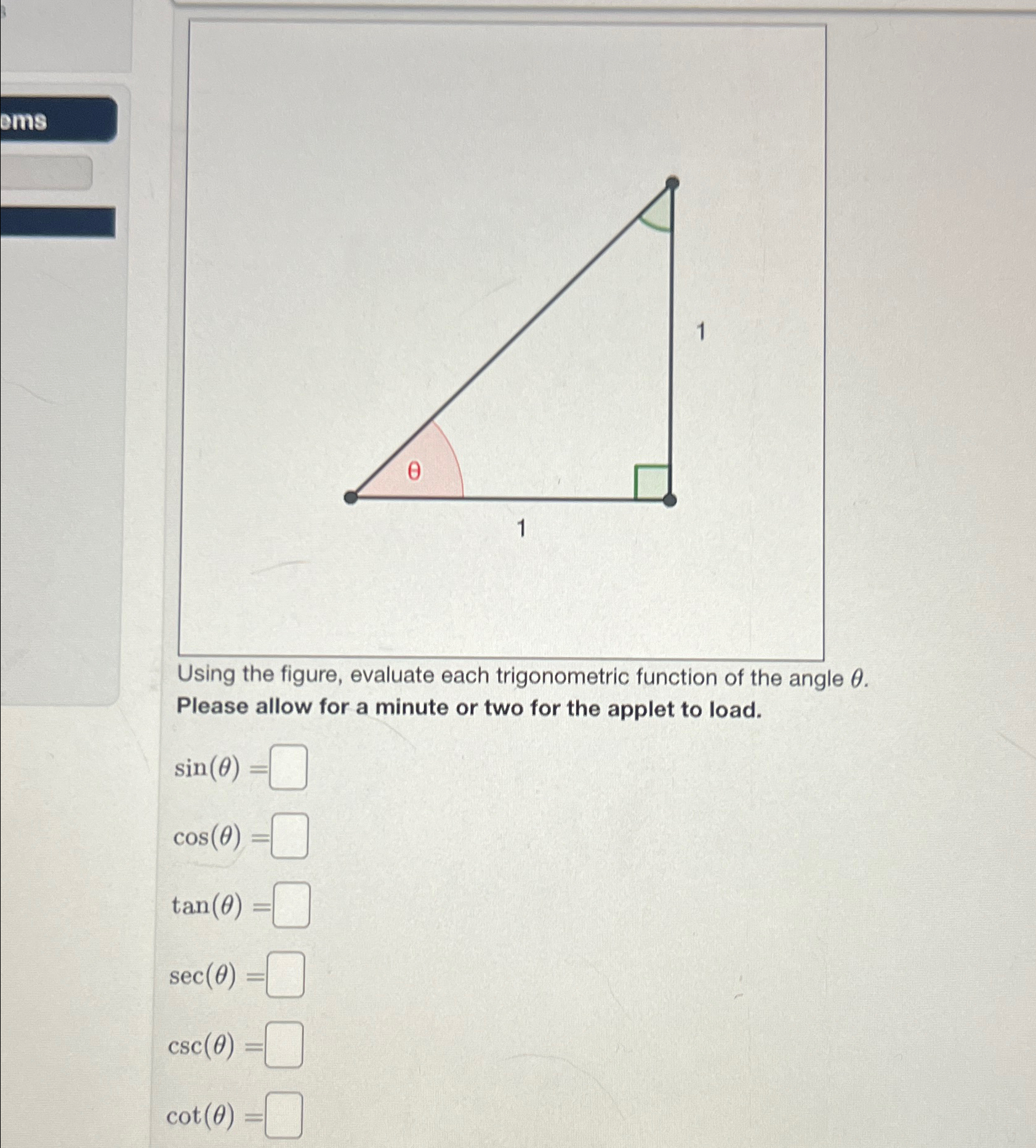 Solved Using the figure, evaluate each trigonometric | Chegg.com