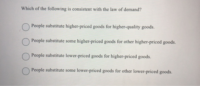 Solved Which of the following is consistent with the law of | Chegg.com