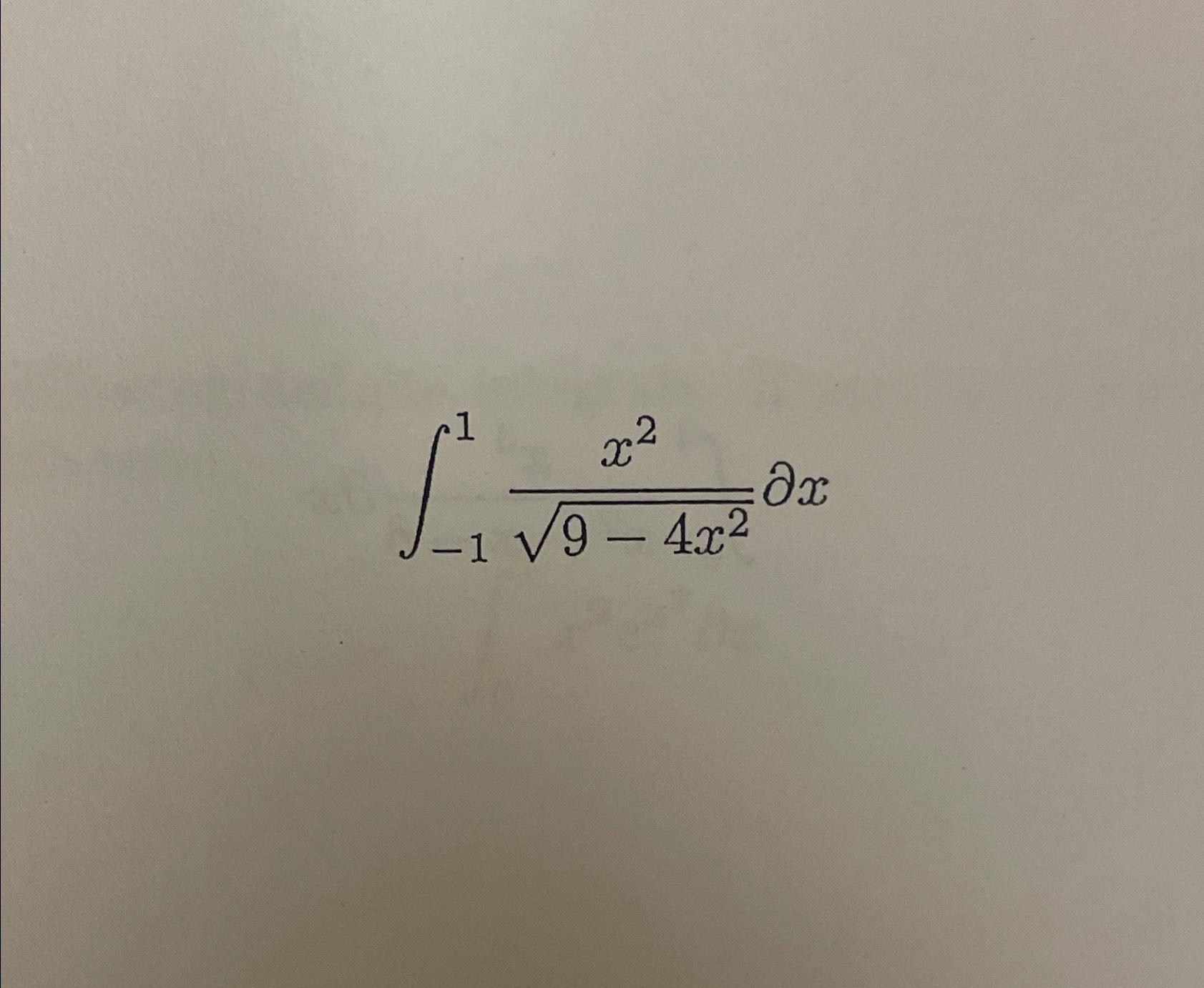 Solved Find the following definite integrals. If you use a | Chegg.com