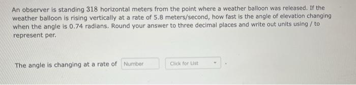 Solved An observer is standing 318 horizontal meters from | Chegg.com