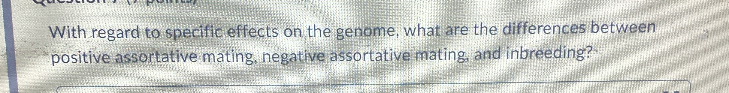 Solved With regard to specific effects on the genome, what | Chegg.com