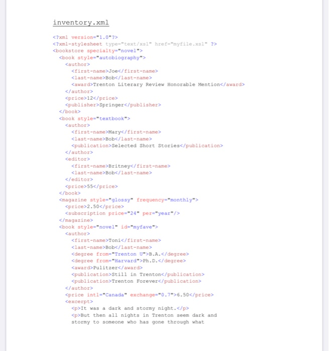 Solved Exercise 2 Write The Following Xpath Queries On The