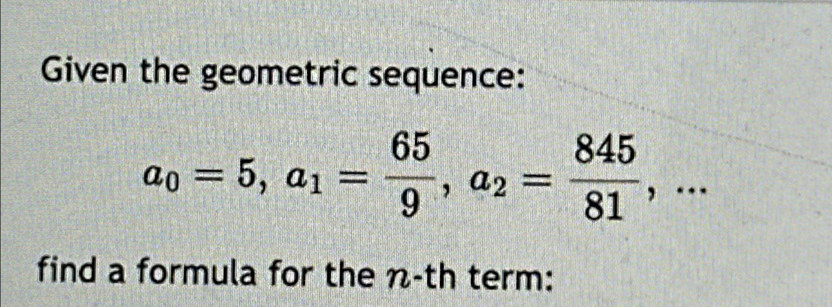 Solved Given the geometric | Chegg.com