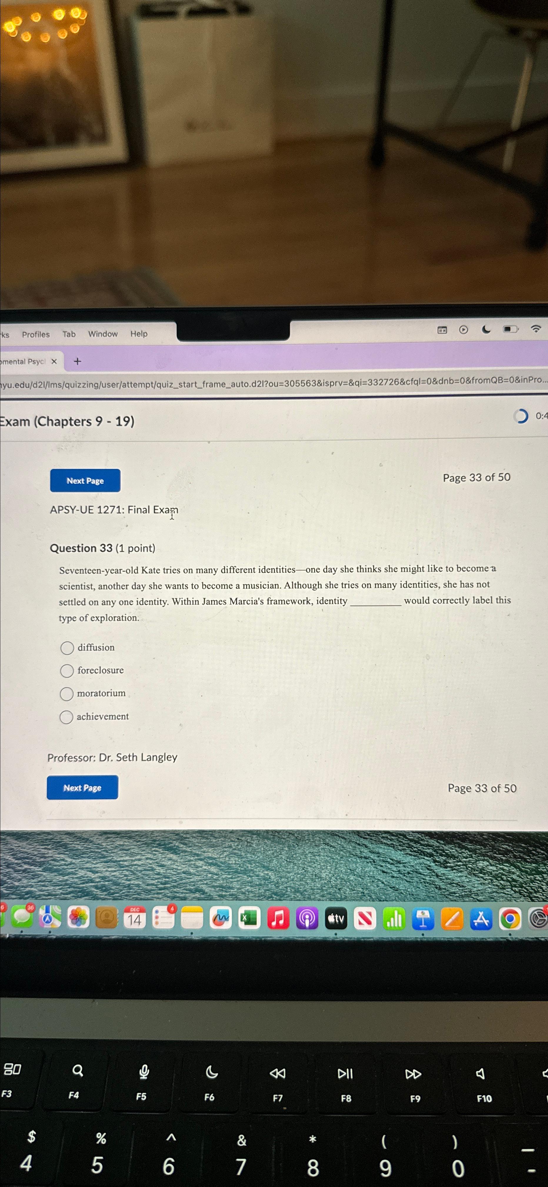 Solved Exam (Chapters 9 - 19)Page 33 ﻿of 50APSY-UE 1271: | Chegg.com