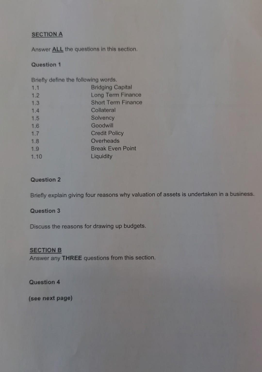 Solved SECTION A Answer ALL the questions in this section. | Chegg.com