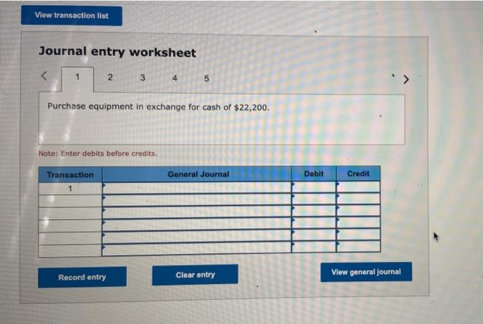 Solved Exercise 2-8A Record transactions (L02-4) Torrapin | Chegg.com