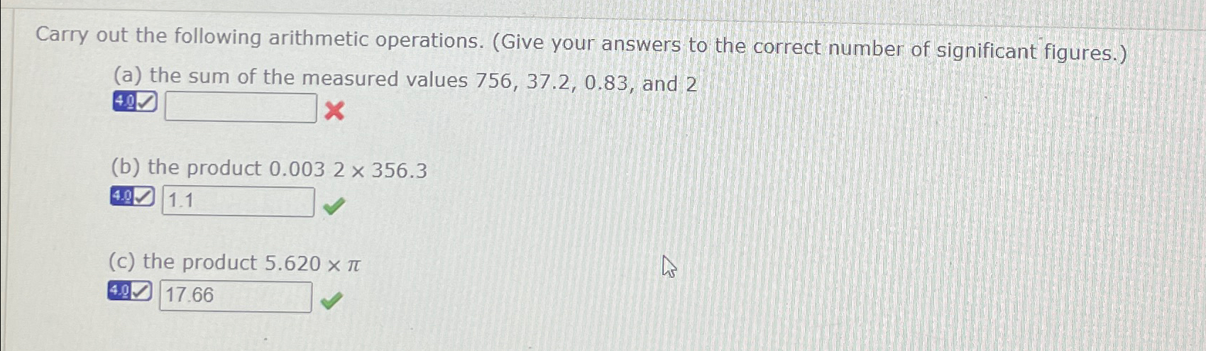 Solved Carry out the following arithmetic operations. (Give | Chegg.com