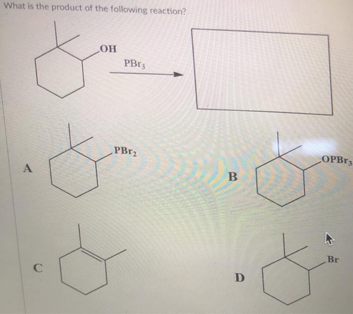 Solved What is the product of the following reaction? ОН | Chegg.com