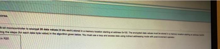 Solved You are required to write a program for the AVR B-bit | Chegg.com