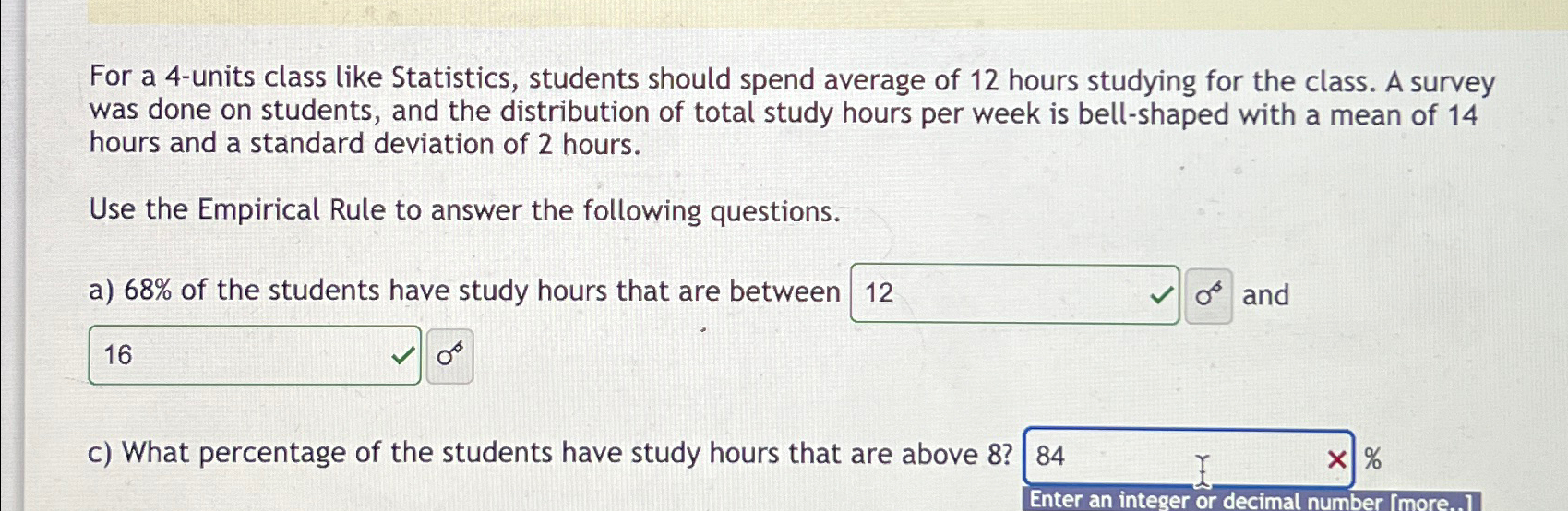 Solved For a 4-units class like Statistics, students should | Chegg.com