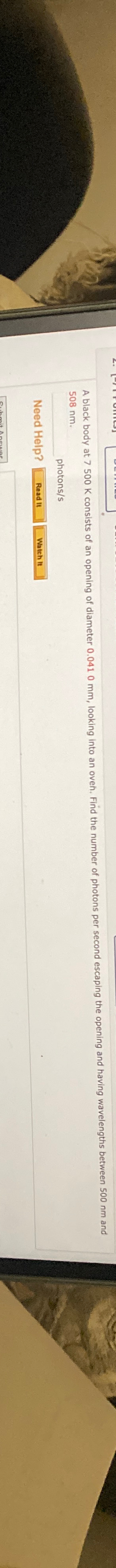 Solved 508nm.photons/sNeed Help?Read It | Chegg.com