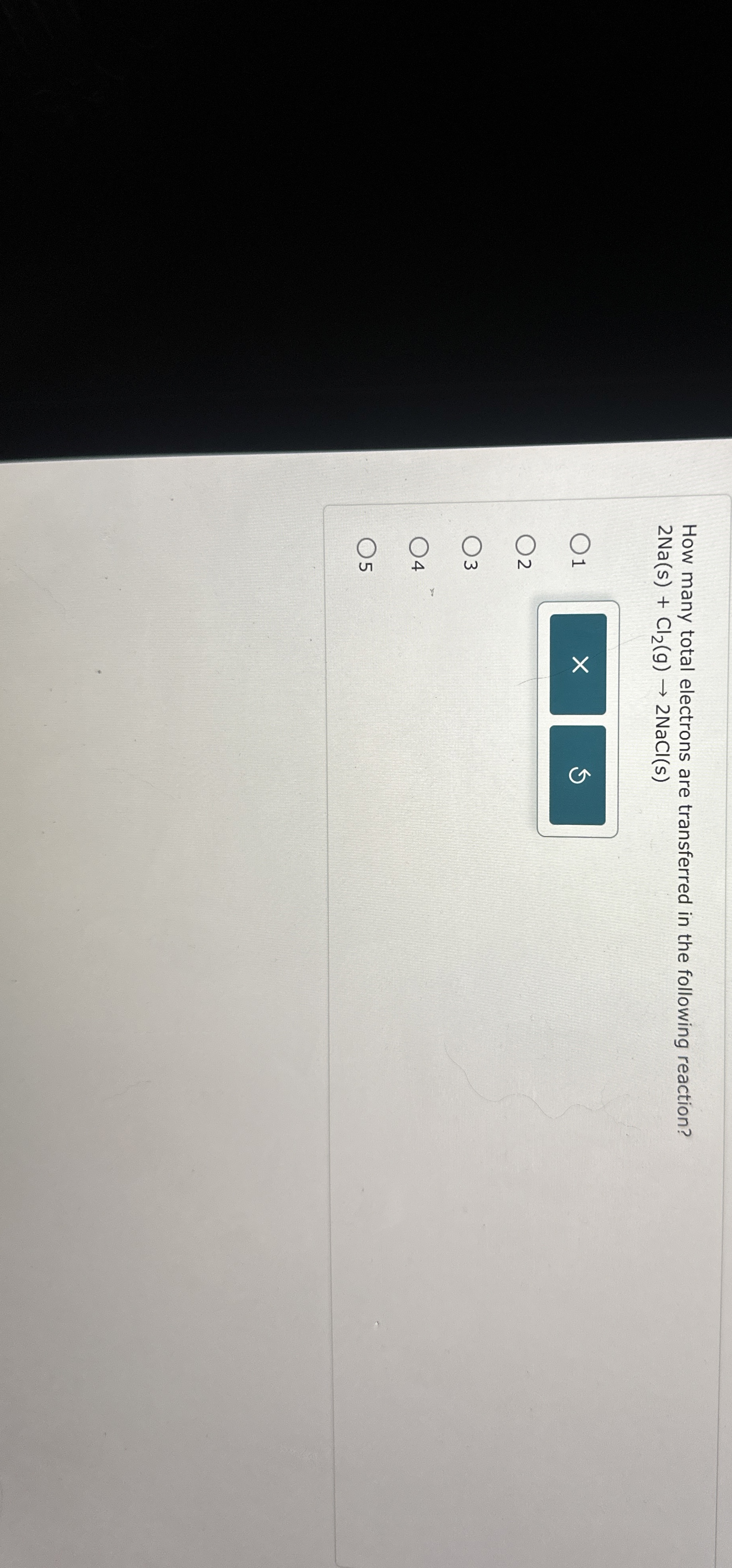 Solved How many total electrons are transferred in the | Chegg.com