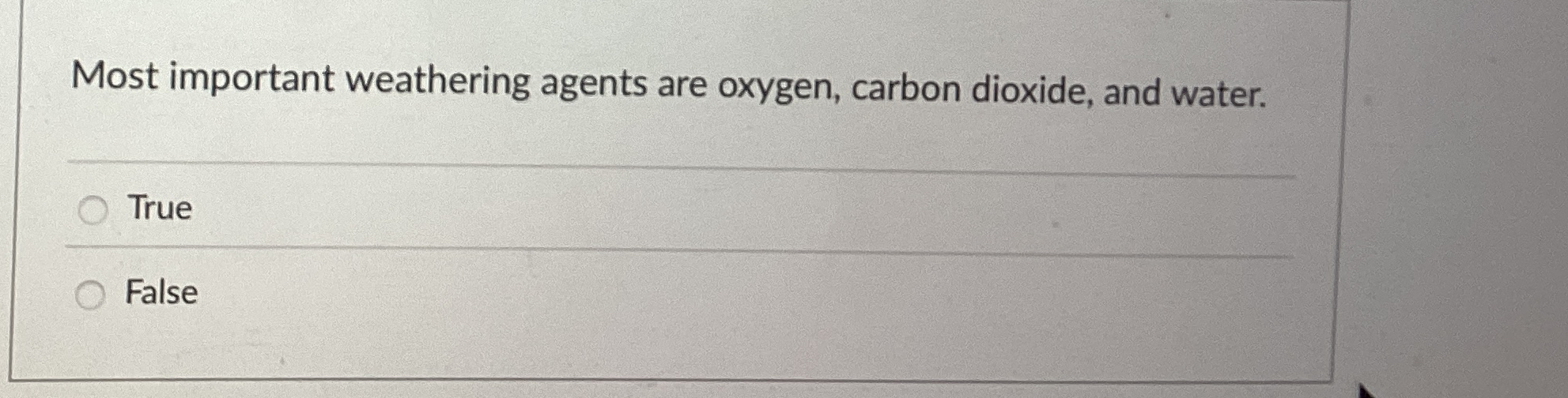 High Quality SOLUTION Most important weathering agents are oxygen ...